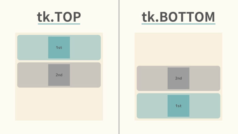 【Tkinter】packメソッドを解説！ | Youta blog